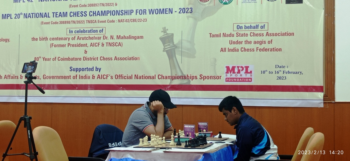 National Team Chess Championships 2023:Day 4 – All India Chess Federation