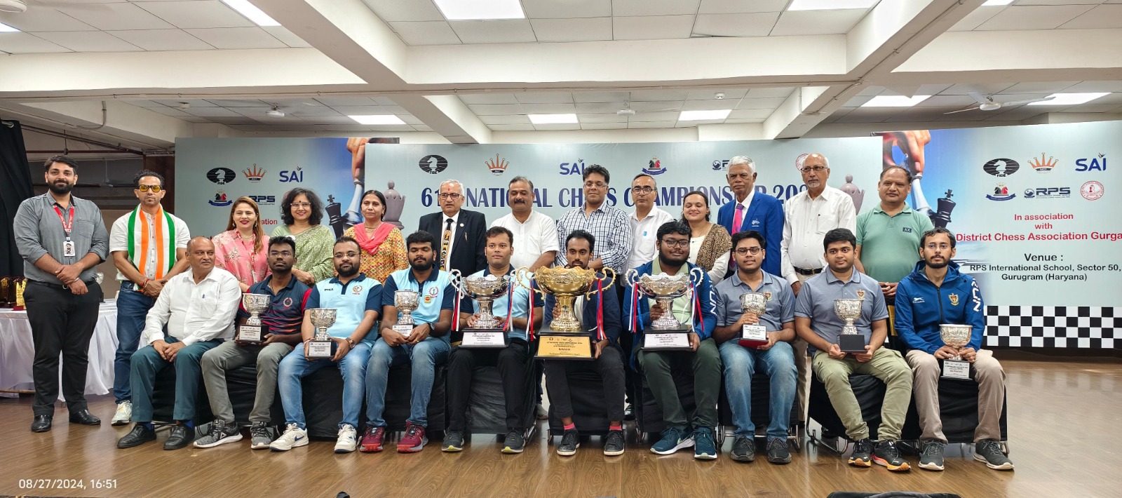 Grandmaster Karthik Venkataraman won the 61st National Chess ...