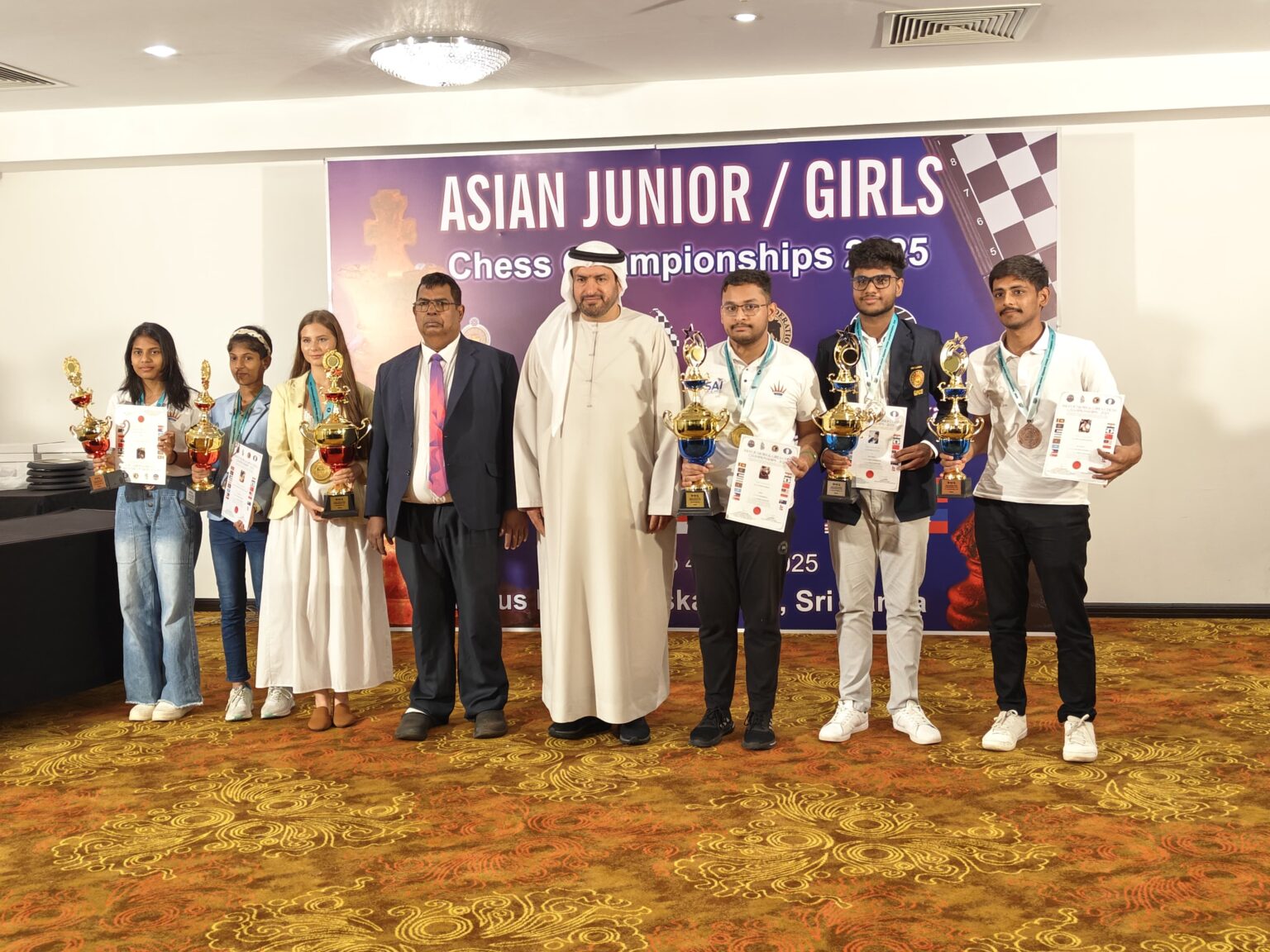 India Shines at Asian Junior & Girls Chess Championship 2025 in Sri ...