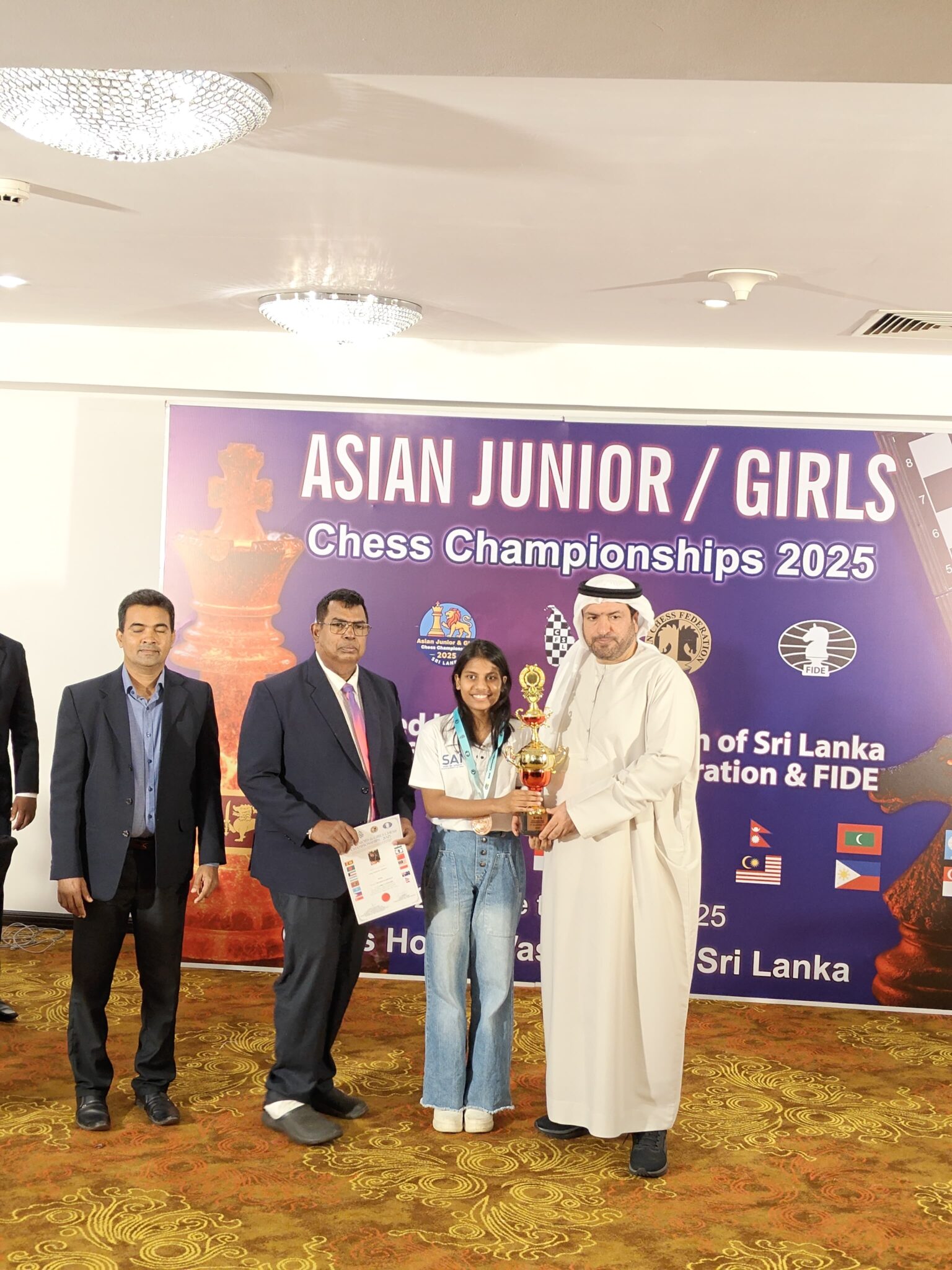 India Shines at Asian Junior & Girls Chess Championship 2025 in Sri ...