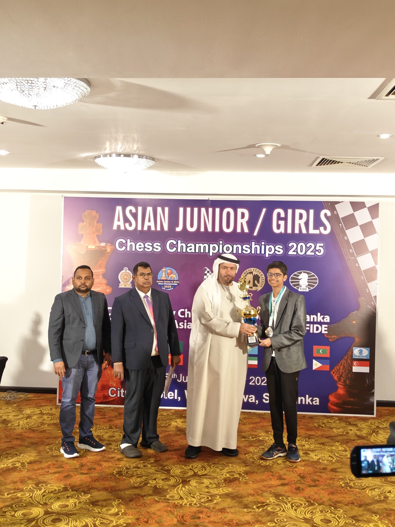India Shines at Asian Junior & Girls Chess Championship 2025 in Sri ...
