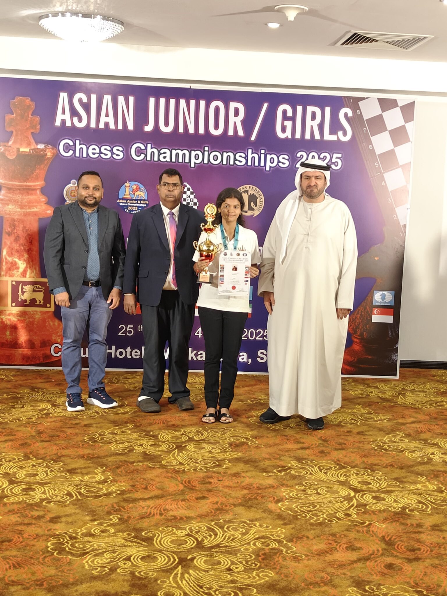 India Shines at Asian Junior & Girls Chess Championship 2025 in Sri ...